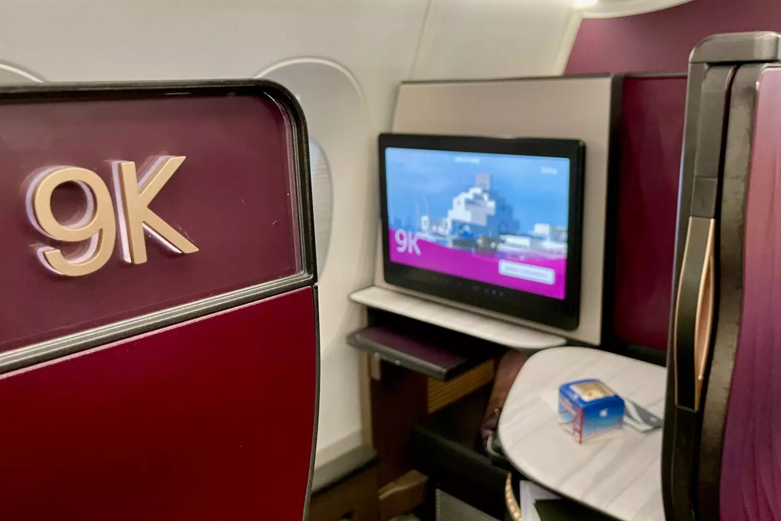 Hvordan Qatar Airways' nye 787-9 business class sammenlignes med Qsuite 1010_16