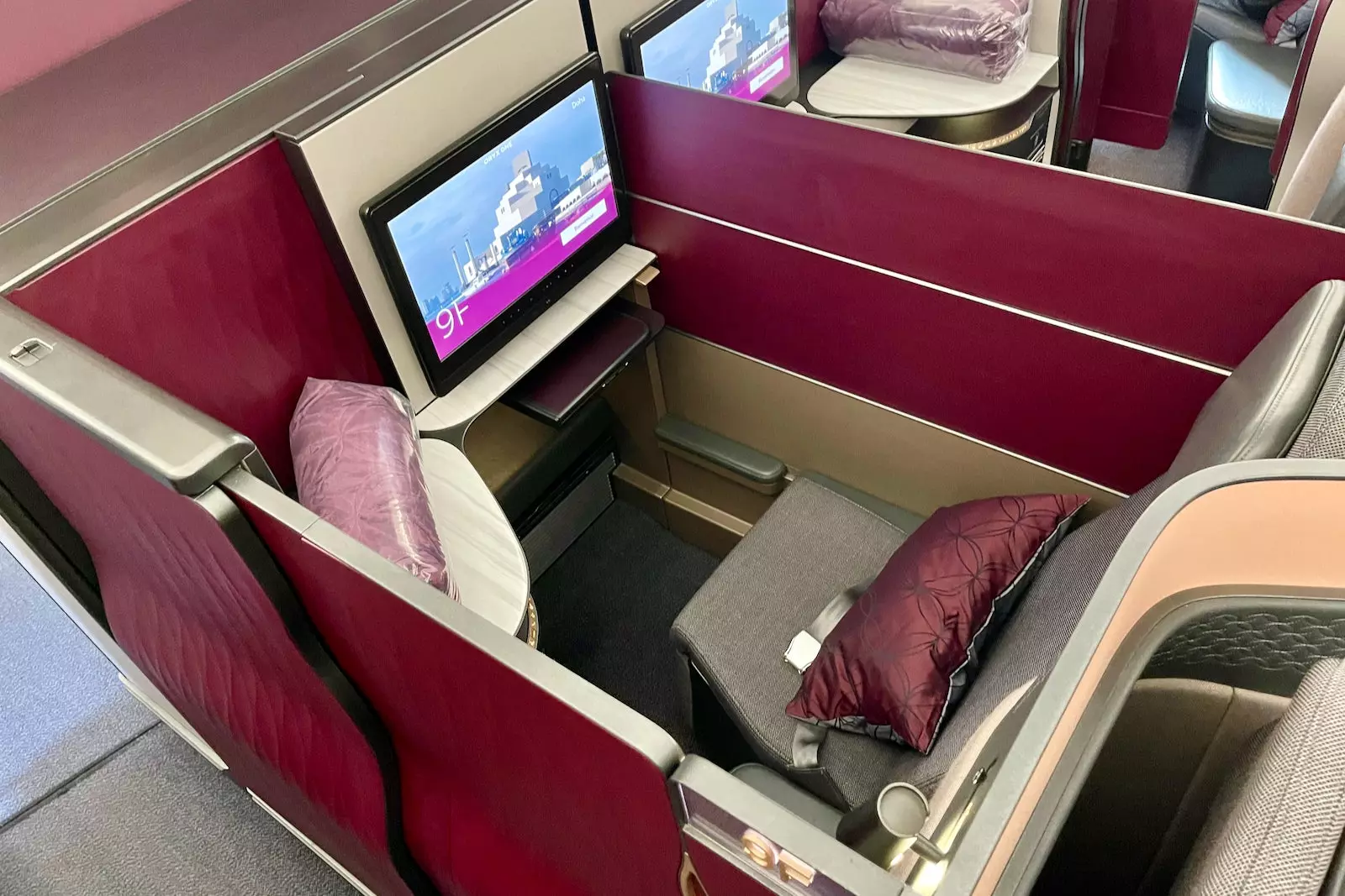 Hvordan Qatar Airways' nye 787-9 business class sammenlignes med Qsuite 1010_17