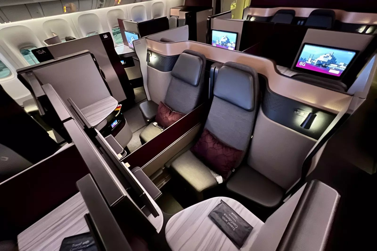 Hvordan Qatar Airways' nye 787-9 business class sammenlignes med Qsuite 1010_3