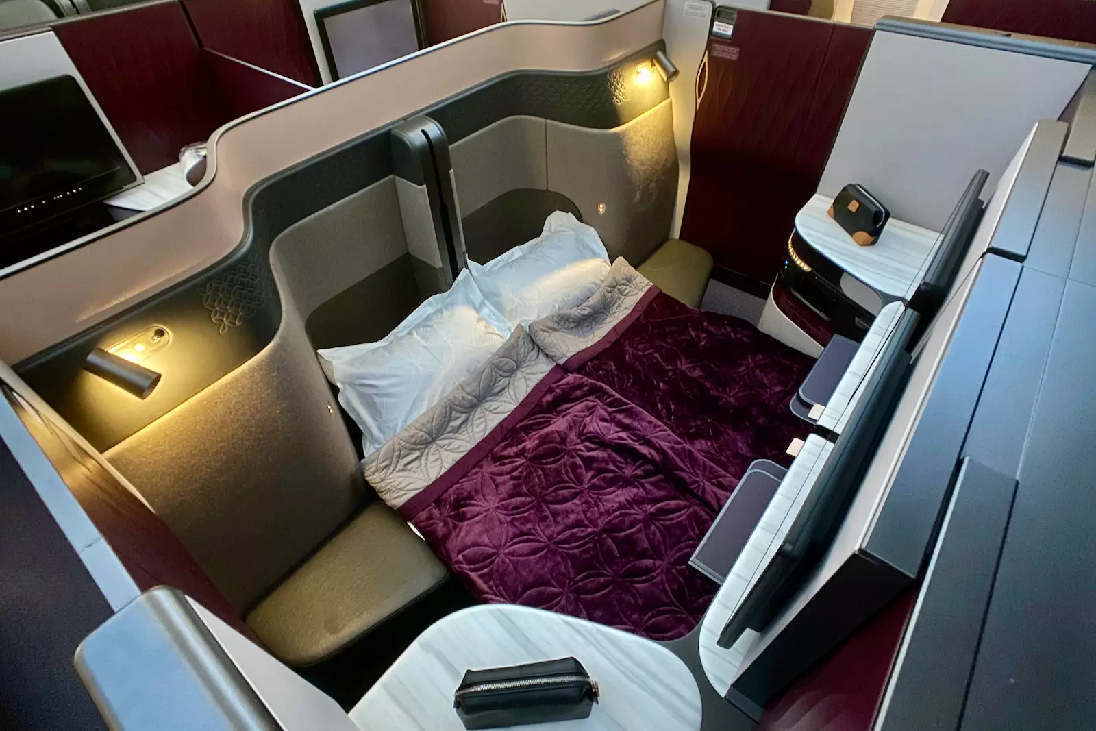 Hvordan Qatar Airways' nye 787-9 business class sammenlignes med Qsuite 1010_39