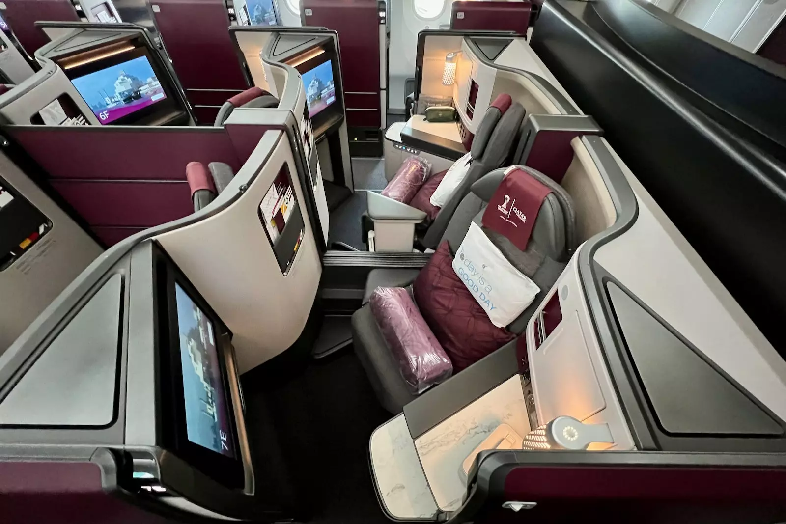 Hvordan Qatar Airways' nye 787-9 business class sammenlignes med Qsuite 1010_42