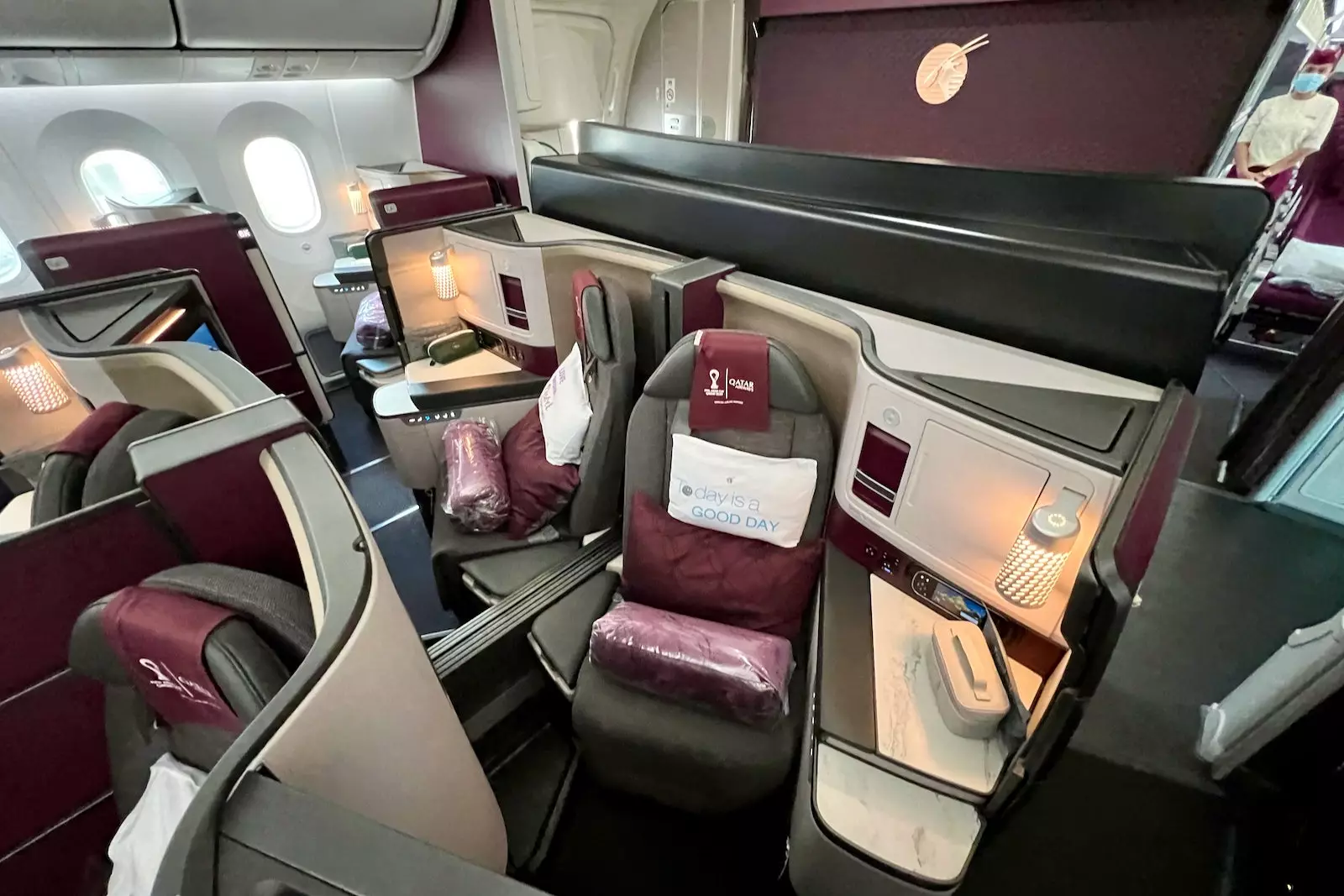 Hvordan Qatar Airways' nye 787-9 business class sammenlignes med Qsuite 1010_43