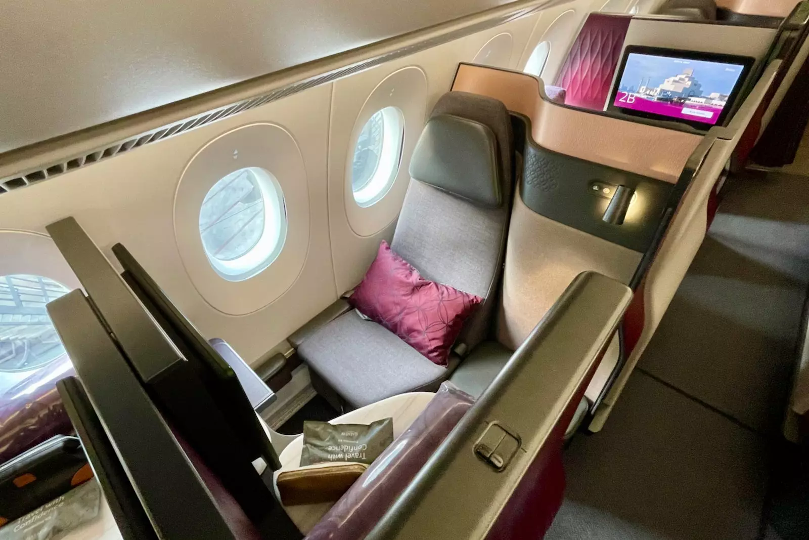 Hvordan Qatar Airways' nye 787-9 business class sammenlignes med Qsuite 1010_52