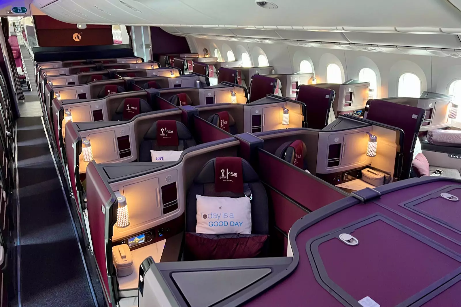 Léirmheas: Rang gnó nua Qatar Airways ar an Boeing 787-9 Dreamliner 1011_55