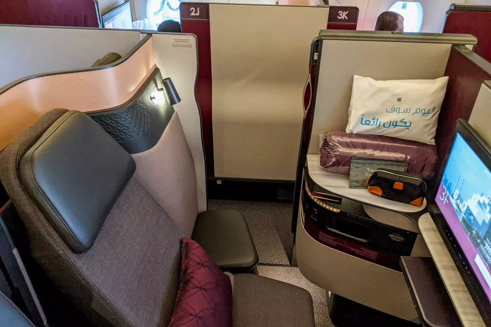 Pagsusuri sa klase ng negosyo ng Qatar Qsuite sa A350-1000 1015_77