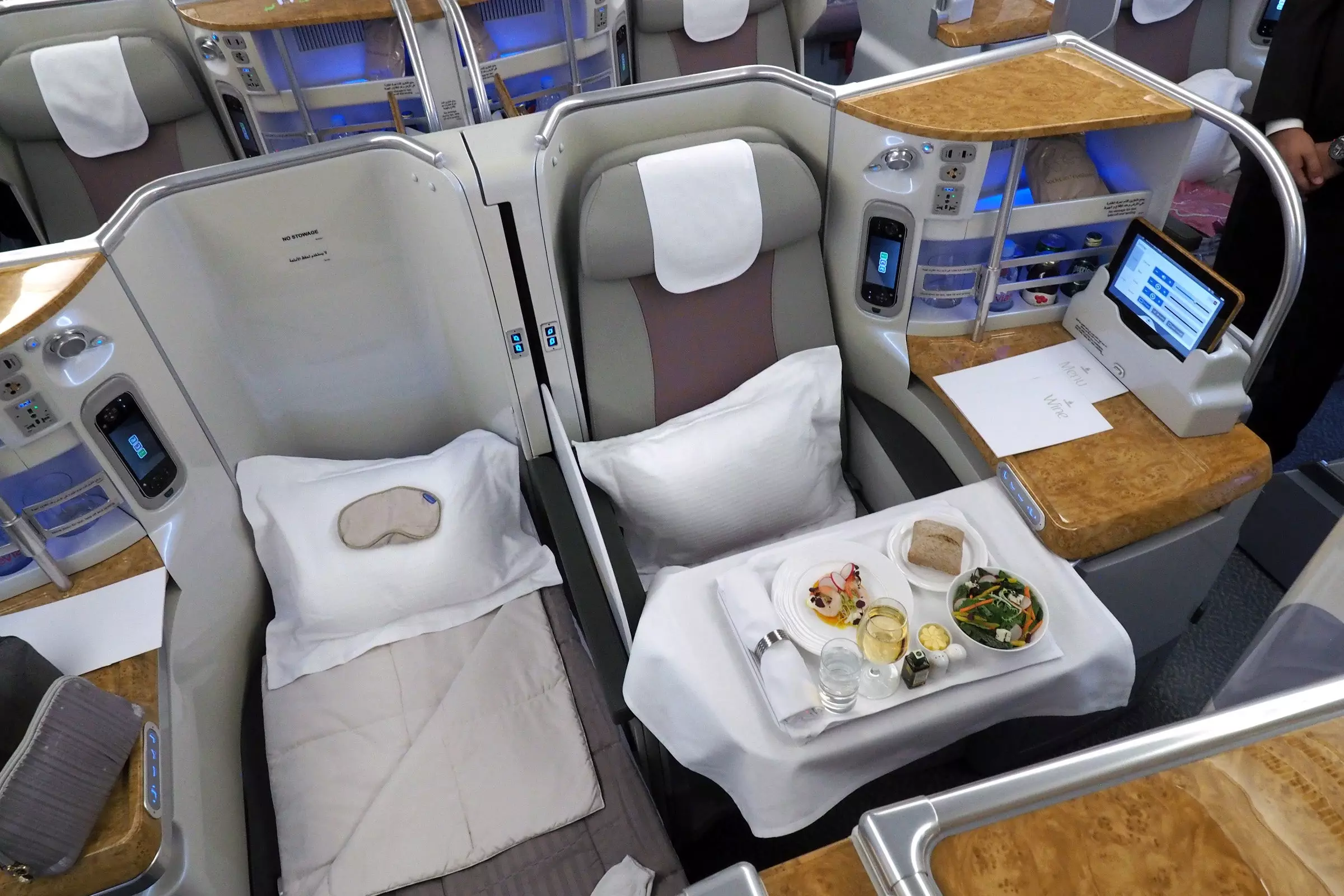 Emirates 100th A380 Tour Economy Business First Class Suites