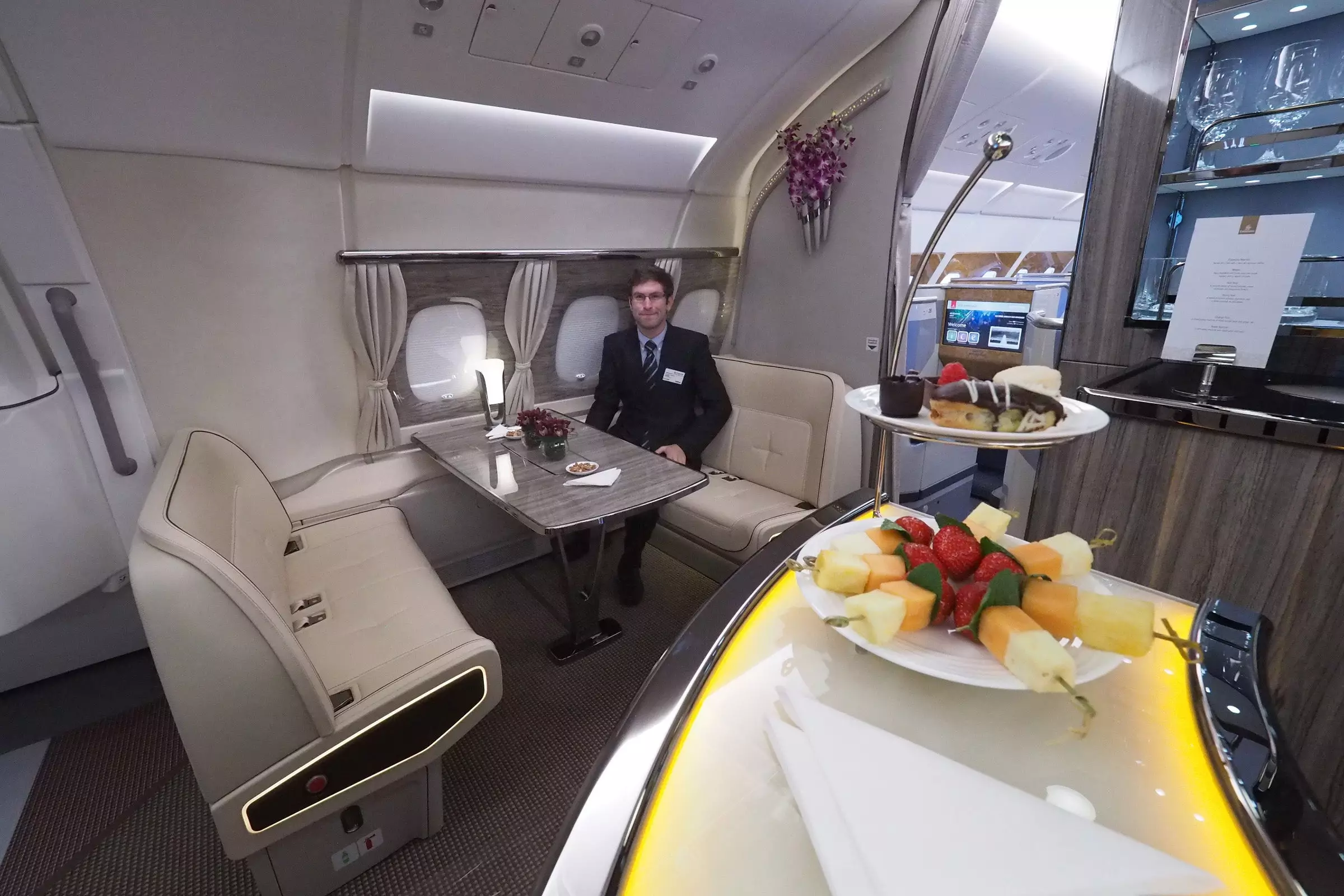 Emirates A380 New Business Class Bar