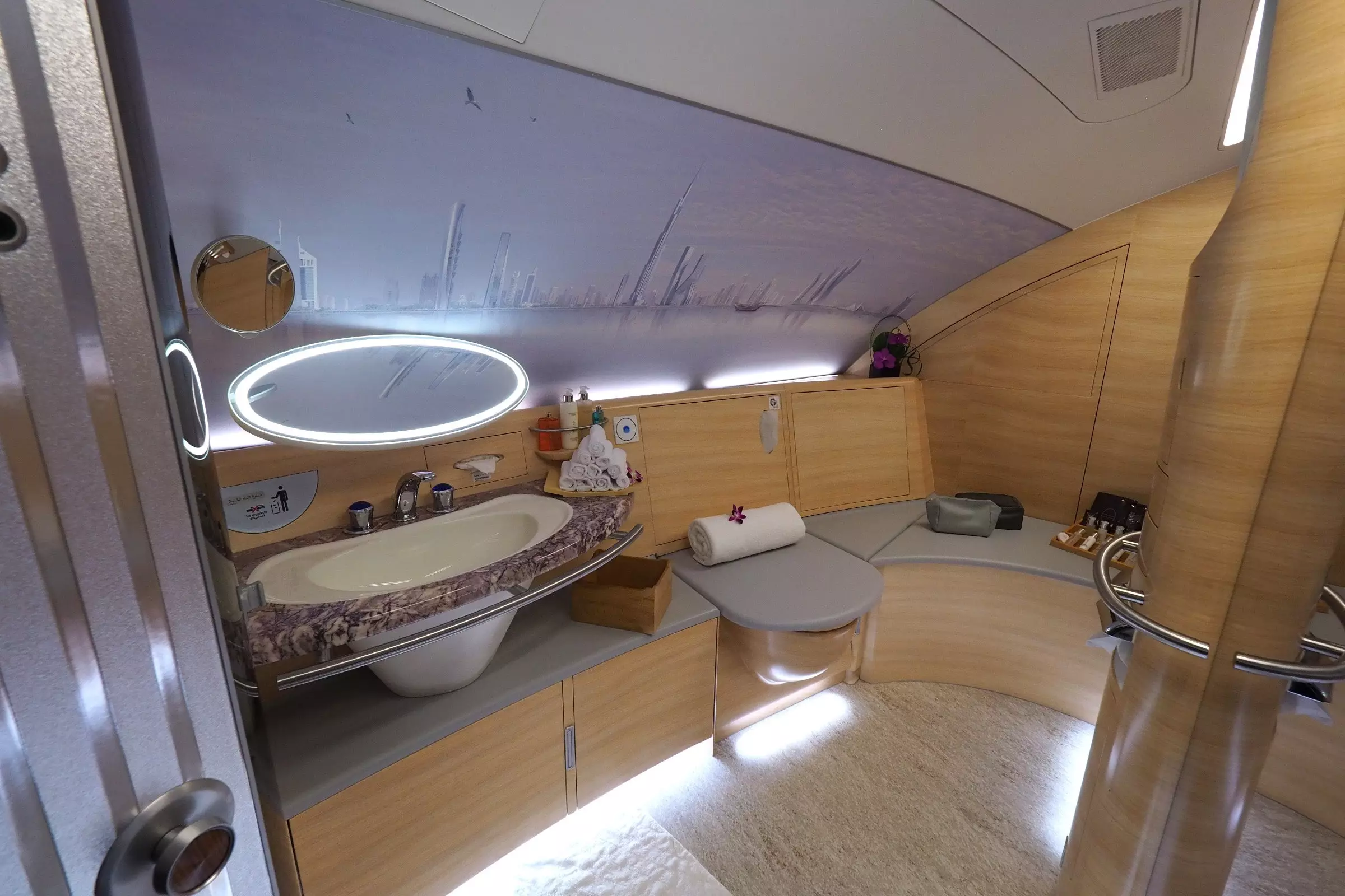 Emirates 100th A380 Tour Economy Business First Class Suites