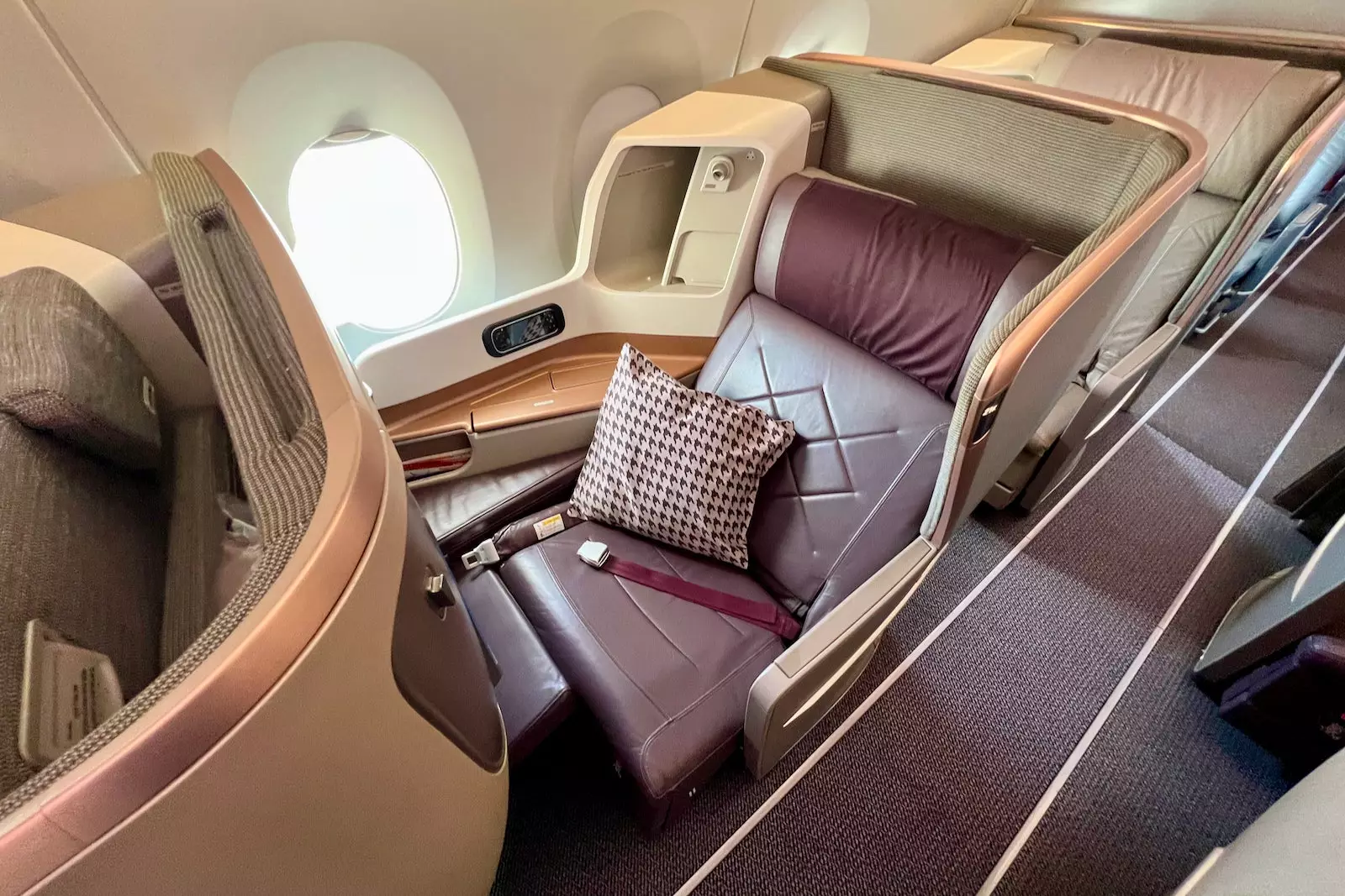 Comparando a classe executiva e a econômica premium da Singapore Airlines na mesma rota de 448 milhas 119_54