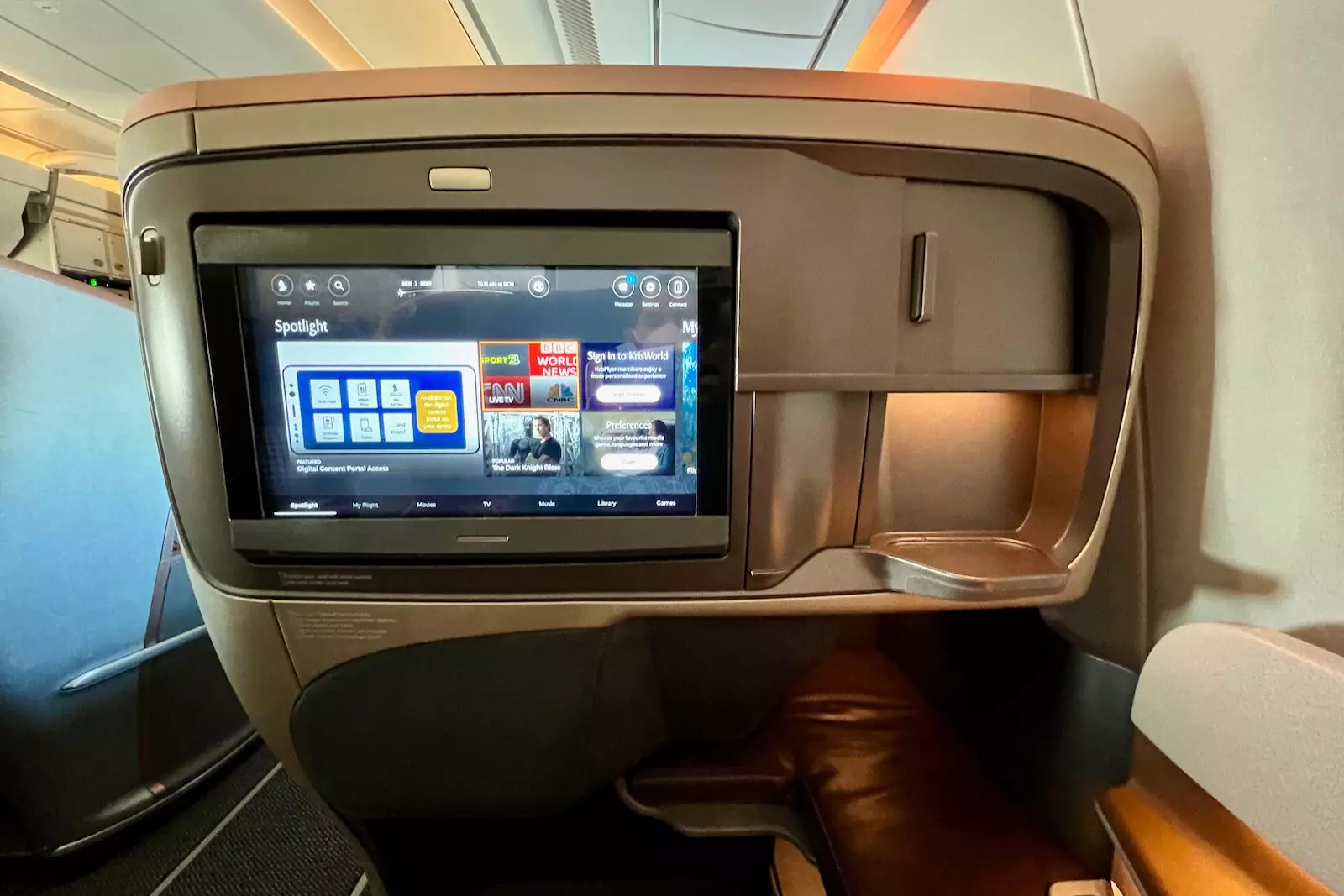 Comparando a classe executiva e a econômica premium da Singapore Airlines na mesma rota de 448 milhas 119_56