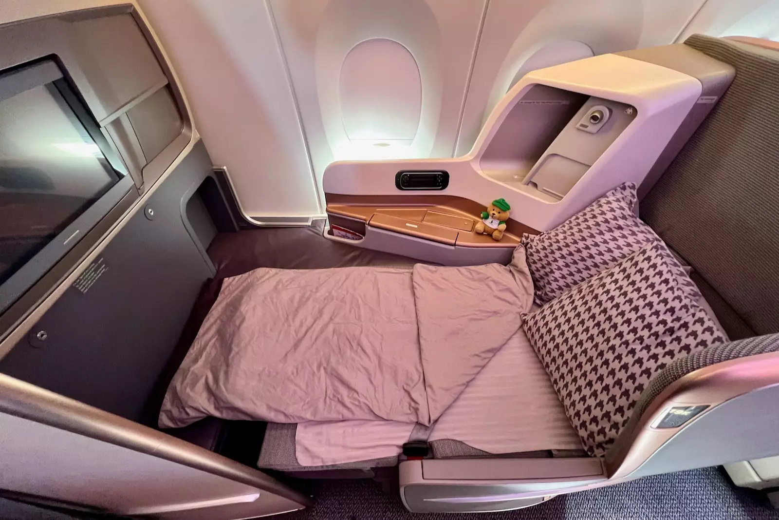 Vergleich von Business und Premium Economy von Singapore Airlines auf derselben 448-Meilen-Strecke 119_62