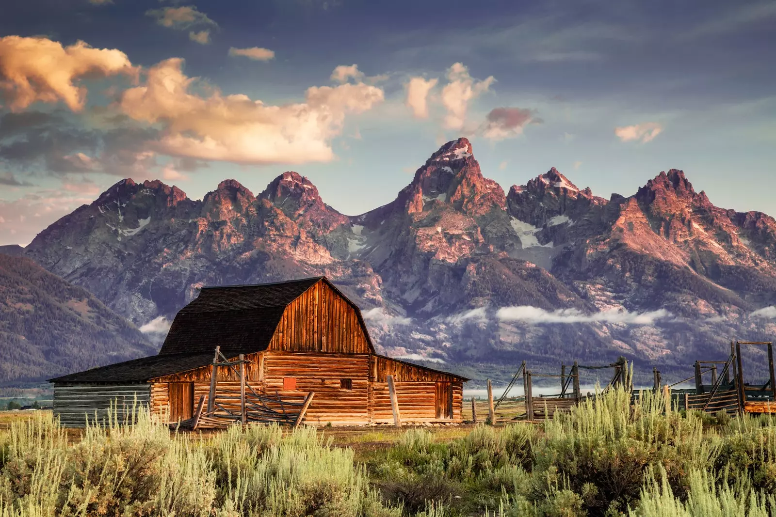 Moulton Barn, Grand Tetons, Джаксън Уайоминг