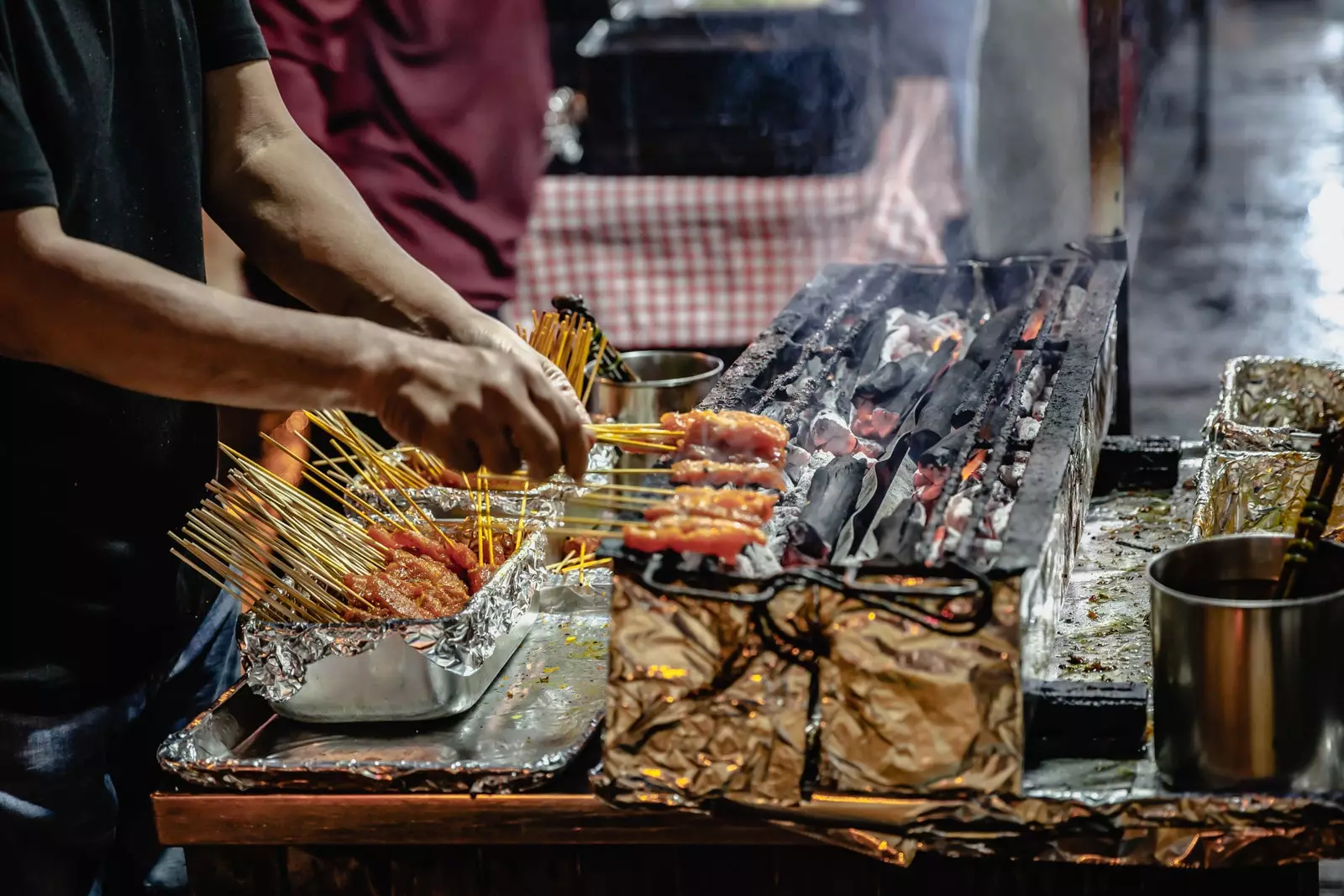 Satay Hawker Singapur