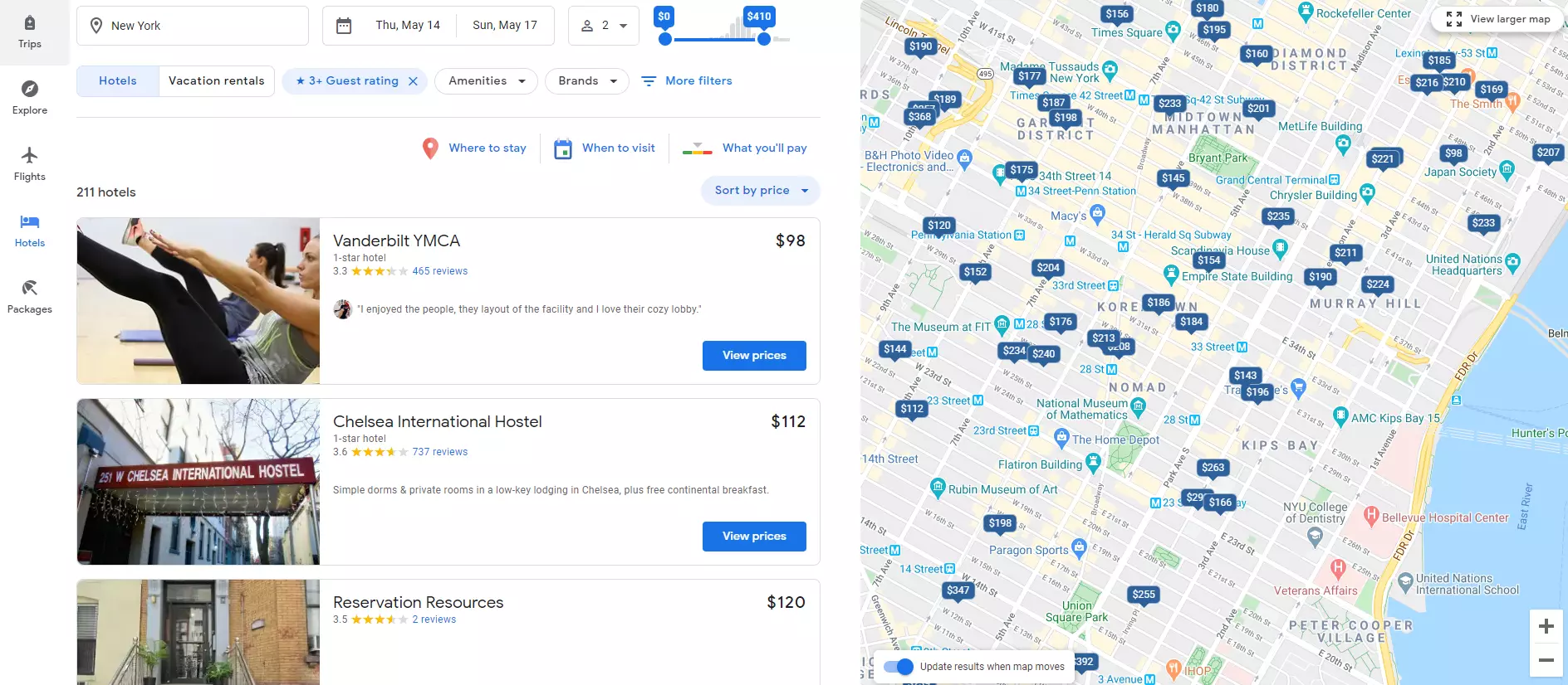 Utilisez Google Hotels pour rechercher et réserver des hôtels 1243_13