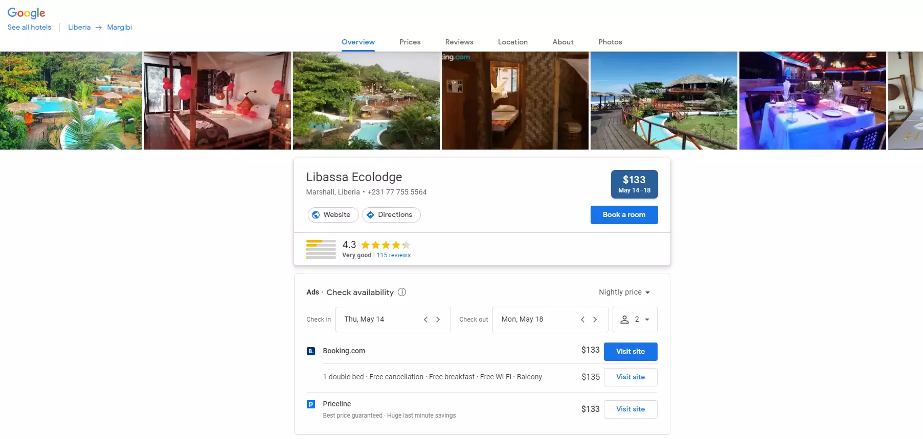 Defnyddiwch Google Hotels i chwilio ac archebu gwestai 1243_18