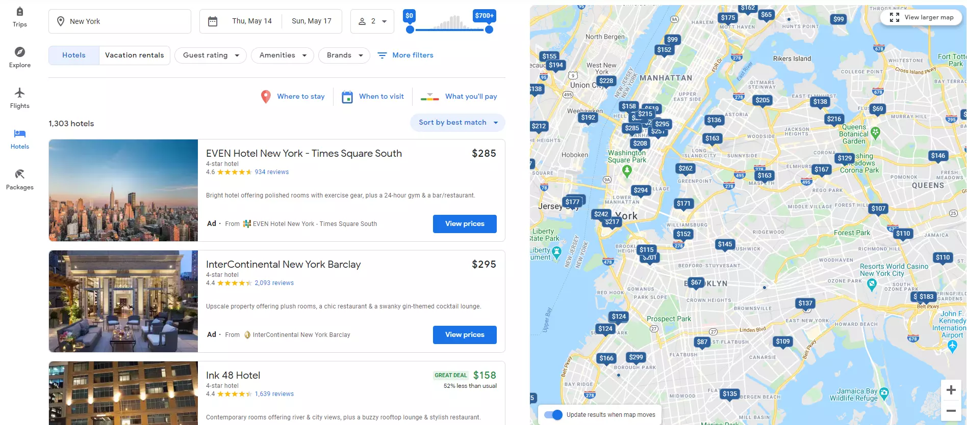 Utilisez Google Hotels pour rechercher et réserver des hôtels 1243_2