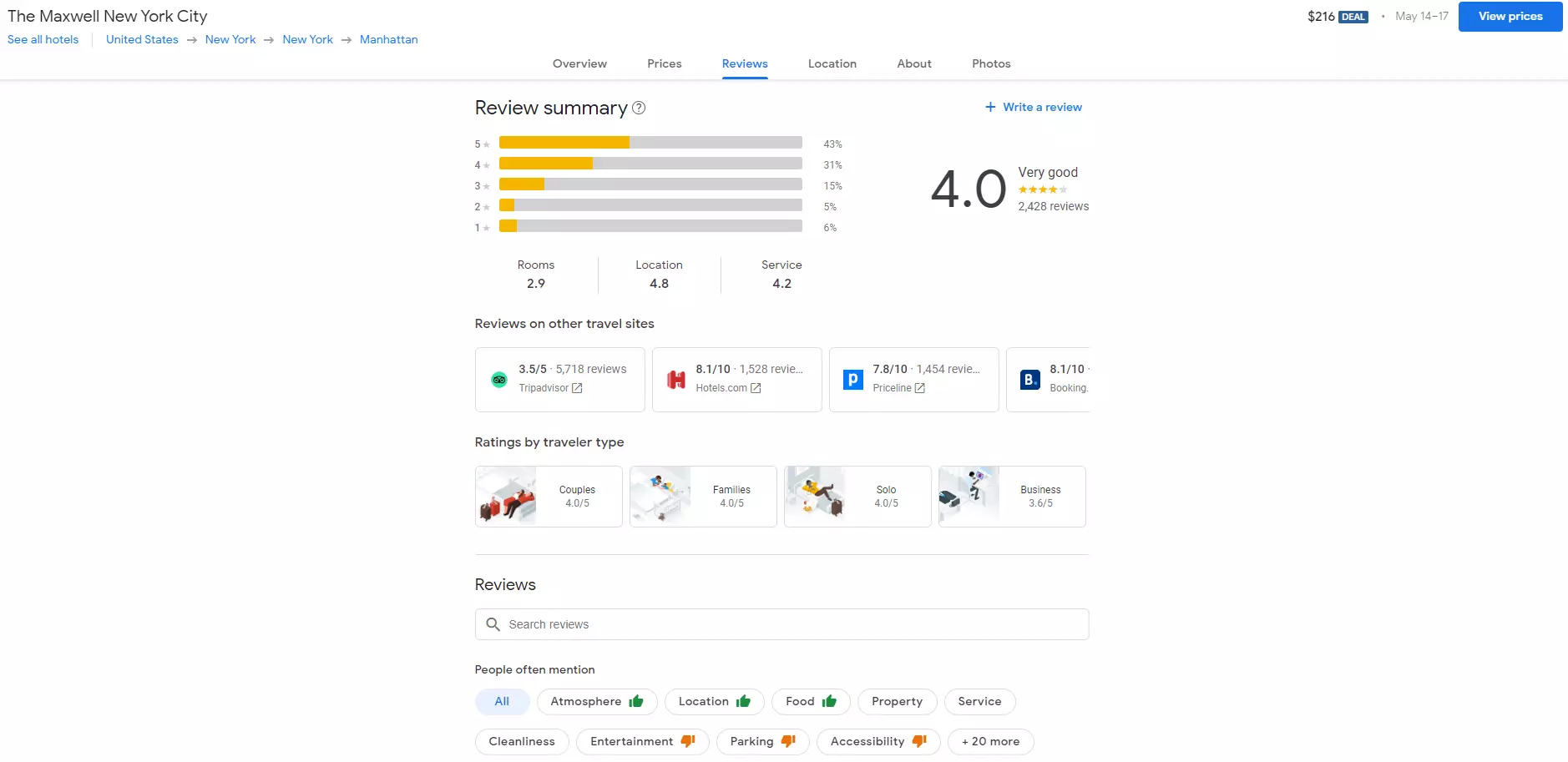 Utilisez Google Hotels pour rechercher et réserver des hôtels 1243_7