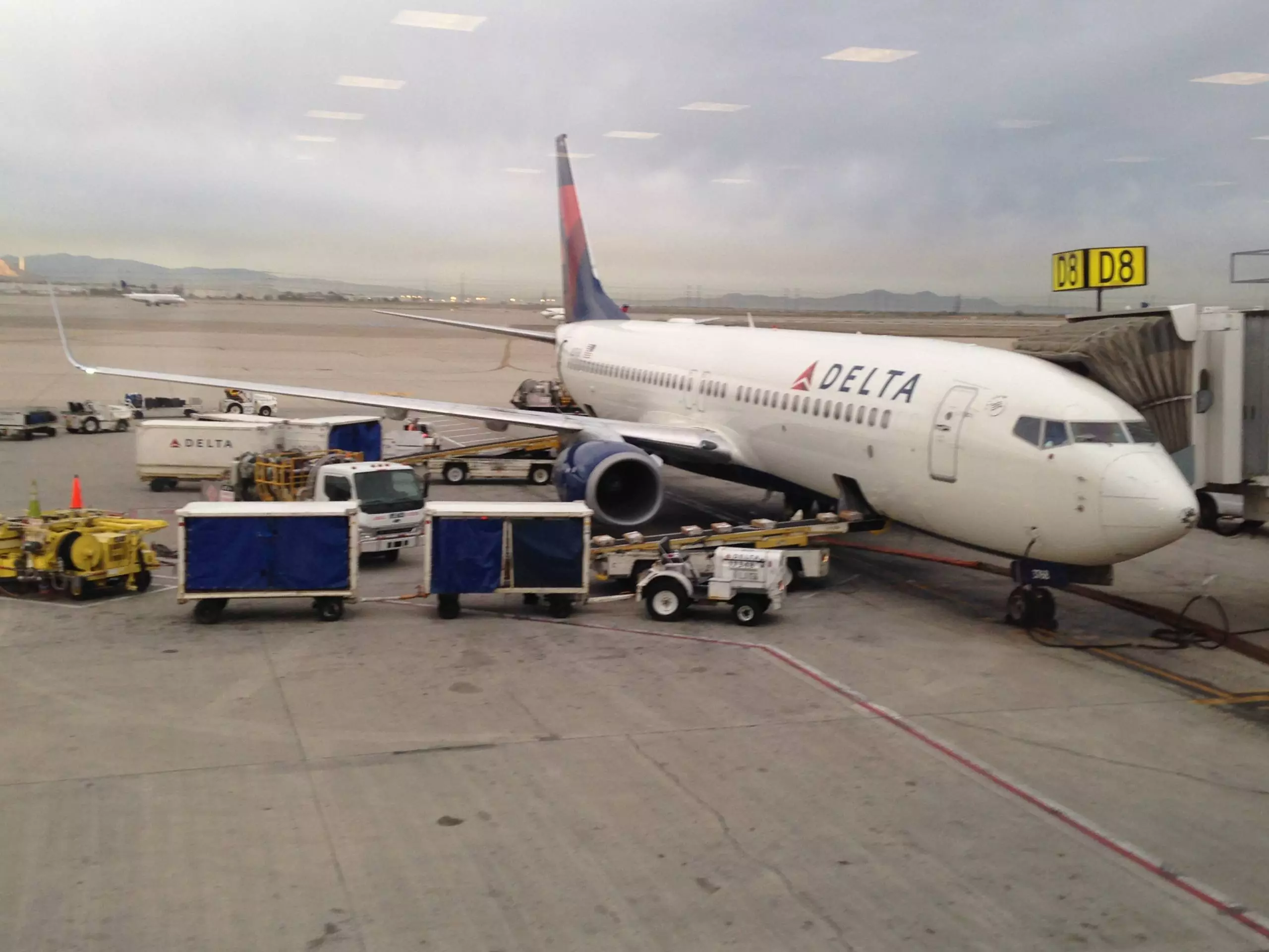 Delta Air Lines Jet Salt Lake Cityben 2015 szeptemberében. Fotó: Clint Henderson/ThePointsGuy.