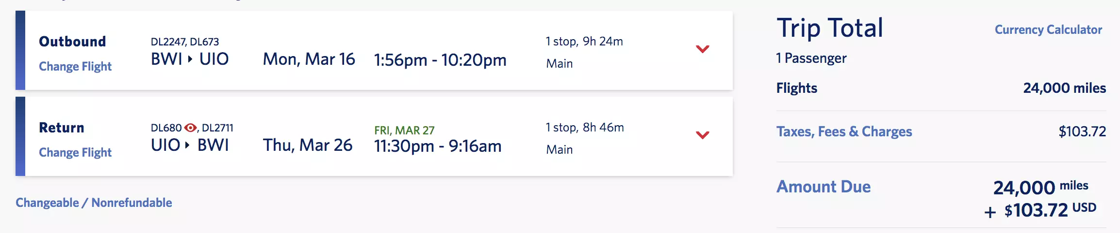 Delta nagrada hitra razprodaja: leti v Južno Ameriko od 20.000 SkyMiles R/T 12792_2