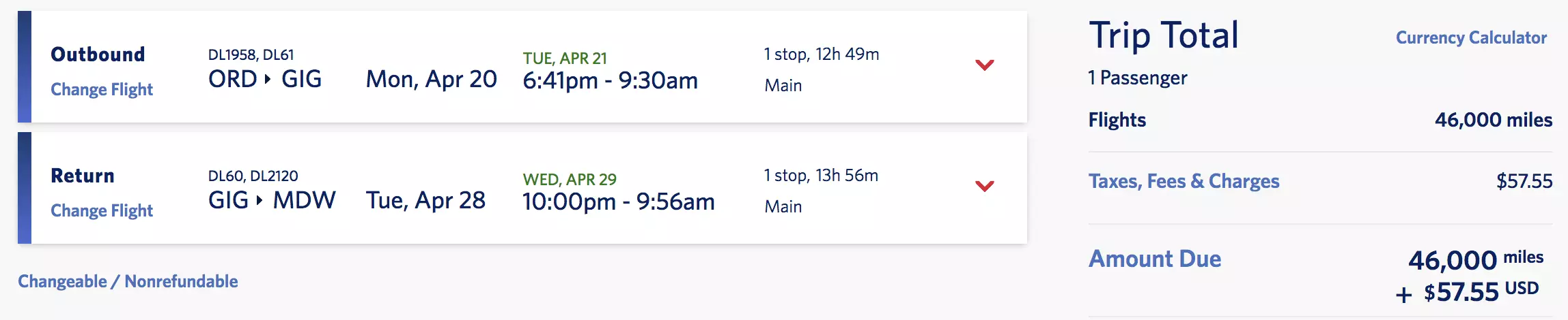 Delta nagrada hitra razprodaja: leti v Južno Ameriko od 20.000 SkyMiles R/T 12792_5