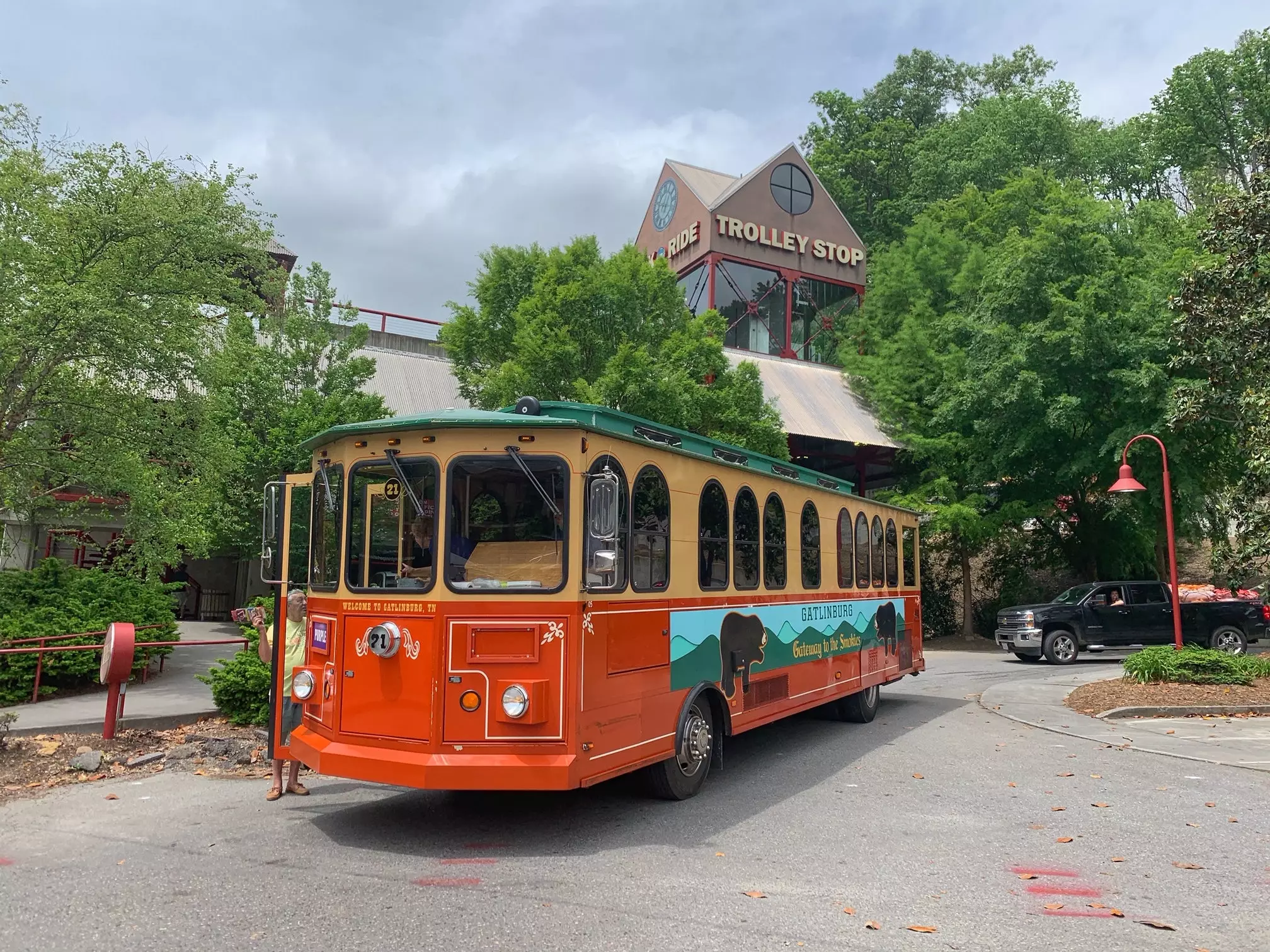 Gatlinburg TN trolley