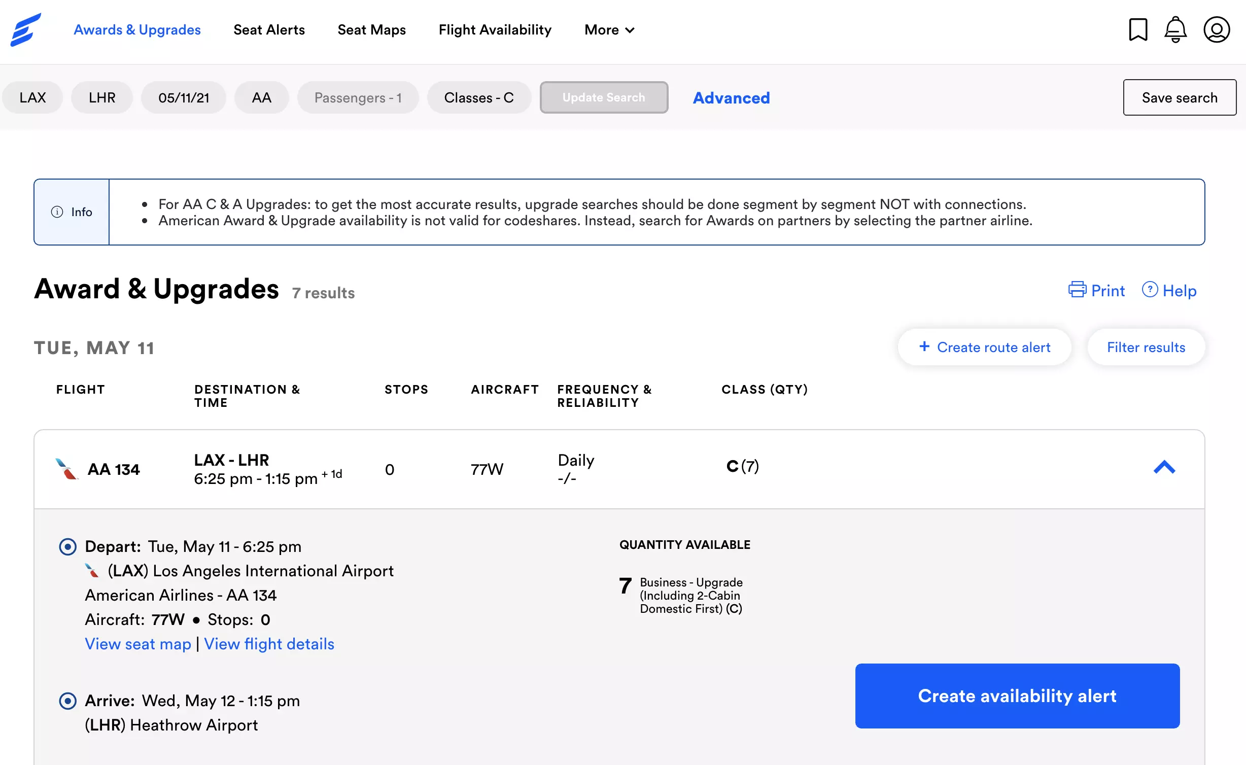 American ofrece actualizaciones gratuitas de larga distancia a las élites de Alaska Airlines 13105_3