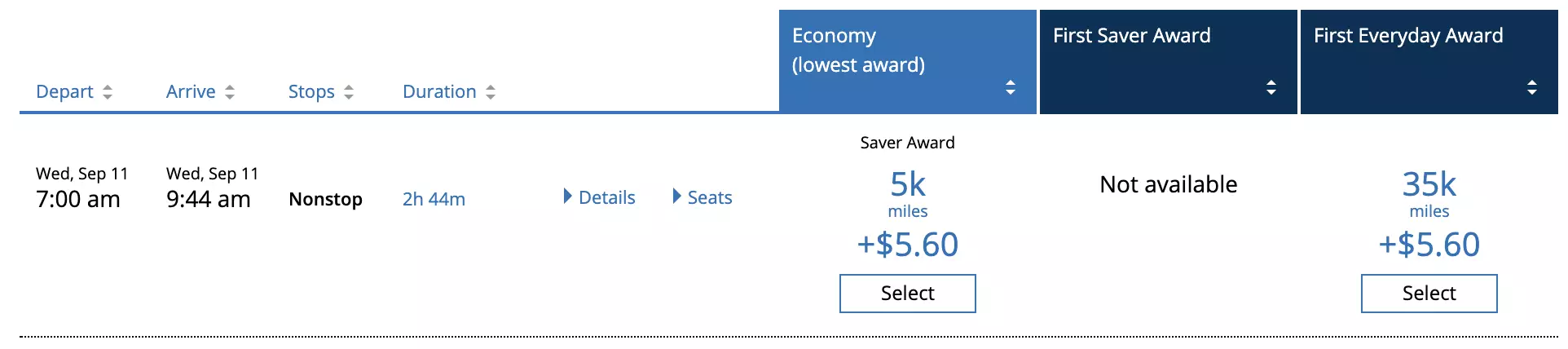 วิธี (และเมื่อใด) ในการจอง United Awards ผ่านพันธมิตร 1352_9