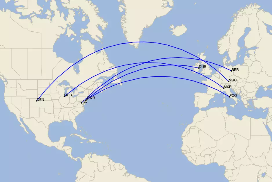 United Airlines nthuav tawm 8 txoj kev taug kev ntev ntev rau lub caij ntuj sov 2022 1387_2