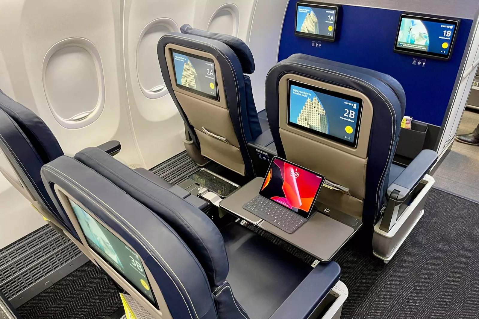 Het nieuwe interieur van United testen op de Boeing 737 MAX 8 1388_14