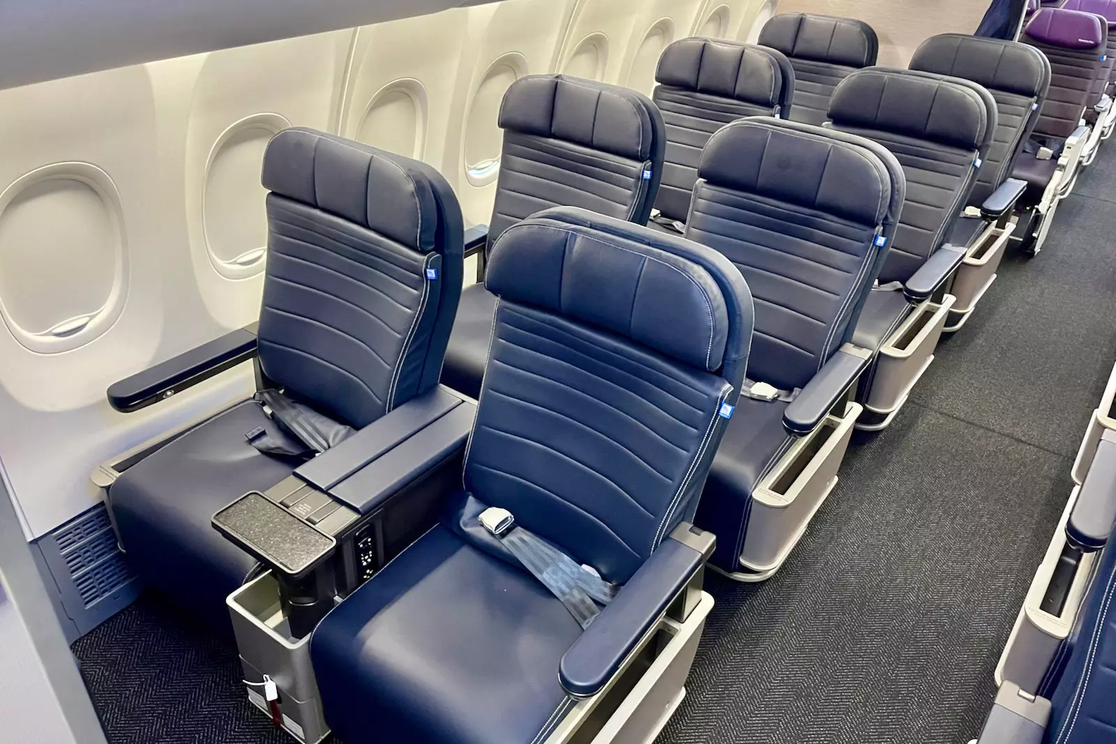 Ang paglalagay ng bagong interior ng United sa pagsubok sa Boeing 737 MAX 8 1388_20