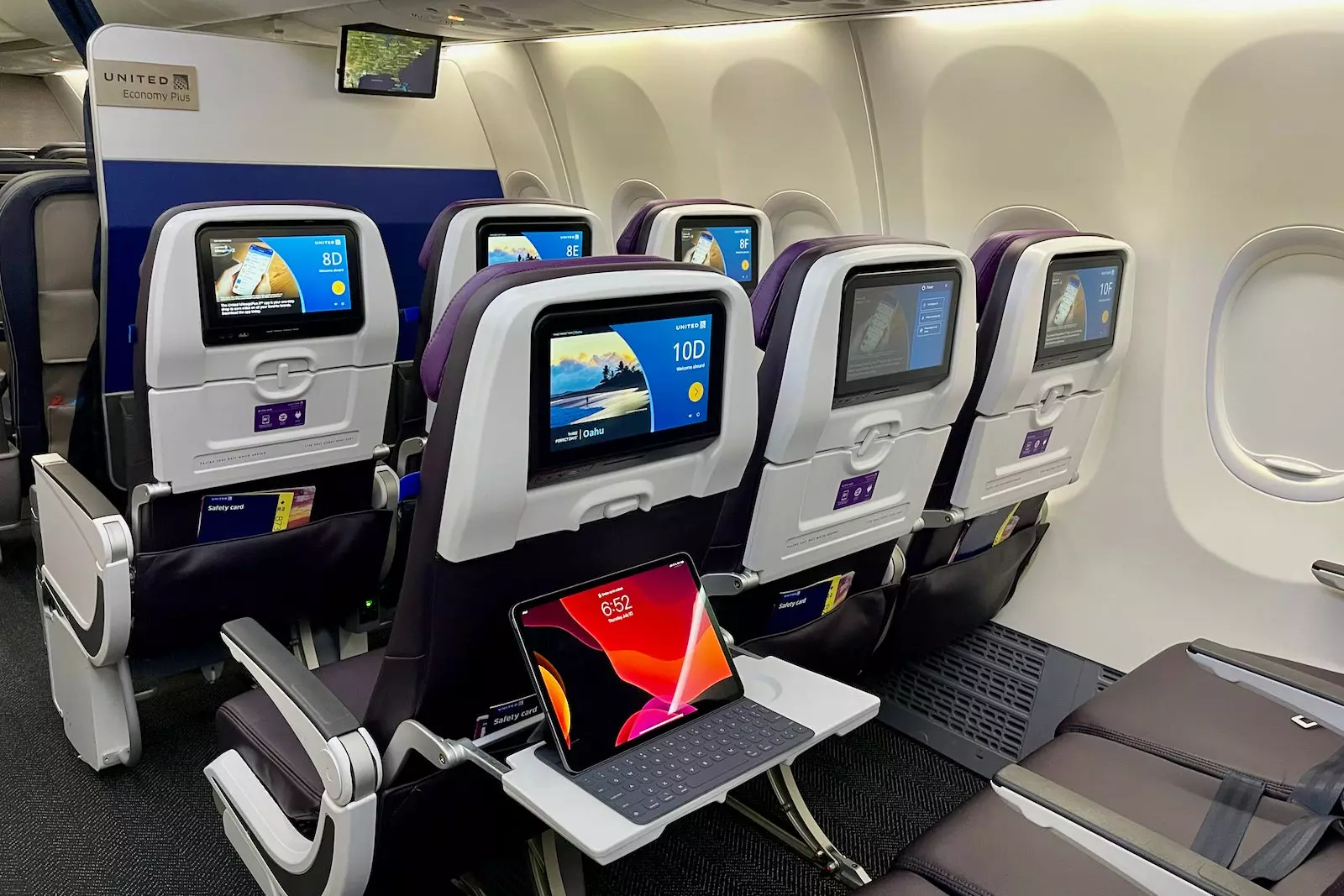 Het nieuwe interieur van United testen op de Boeing 737 MAX 8 1388_25