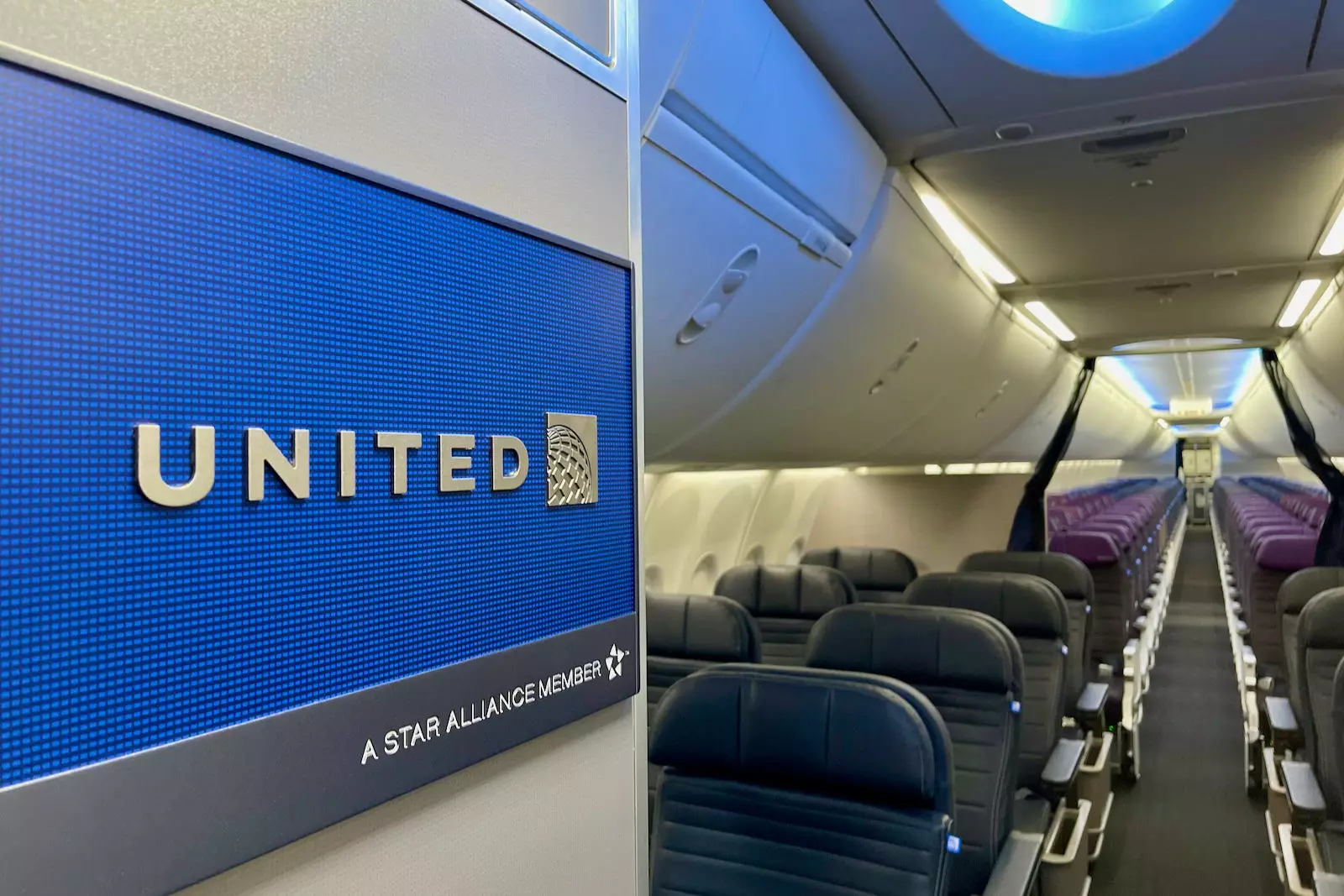 Het nieuwe interieur van United testen op de Boeing 737 MAX 8 1388_31