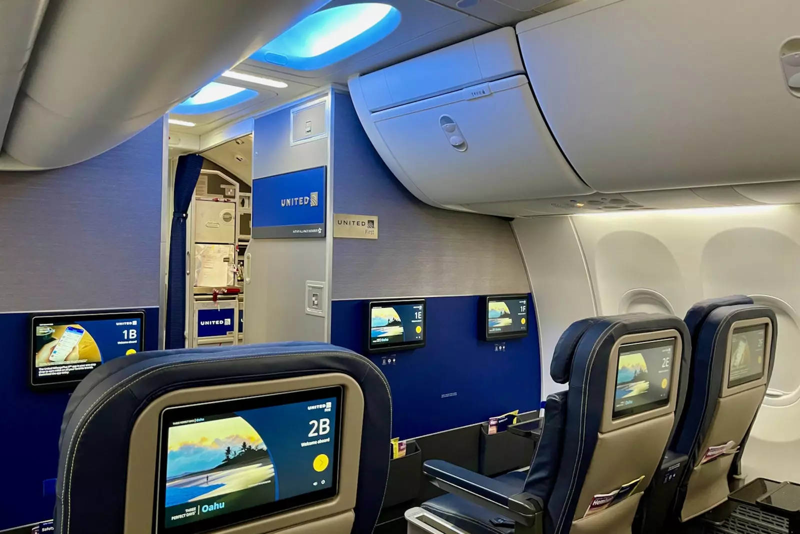 Het nieuwe interieur van United testen op de Boeing 737 MAX 8 1388_8