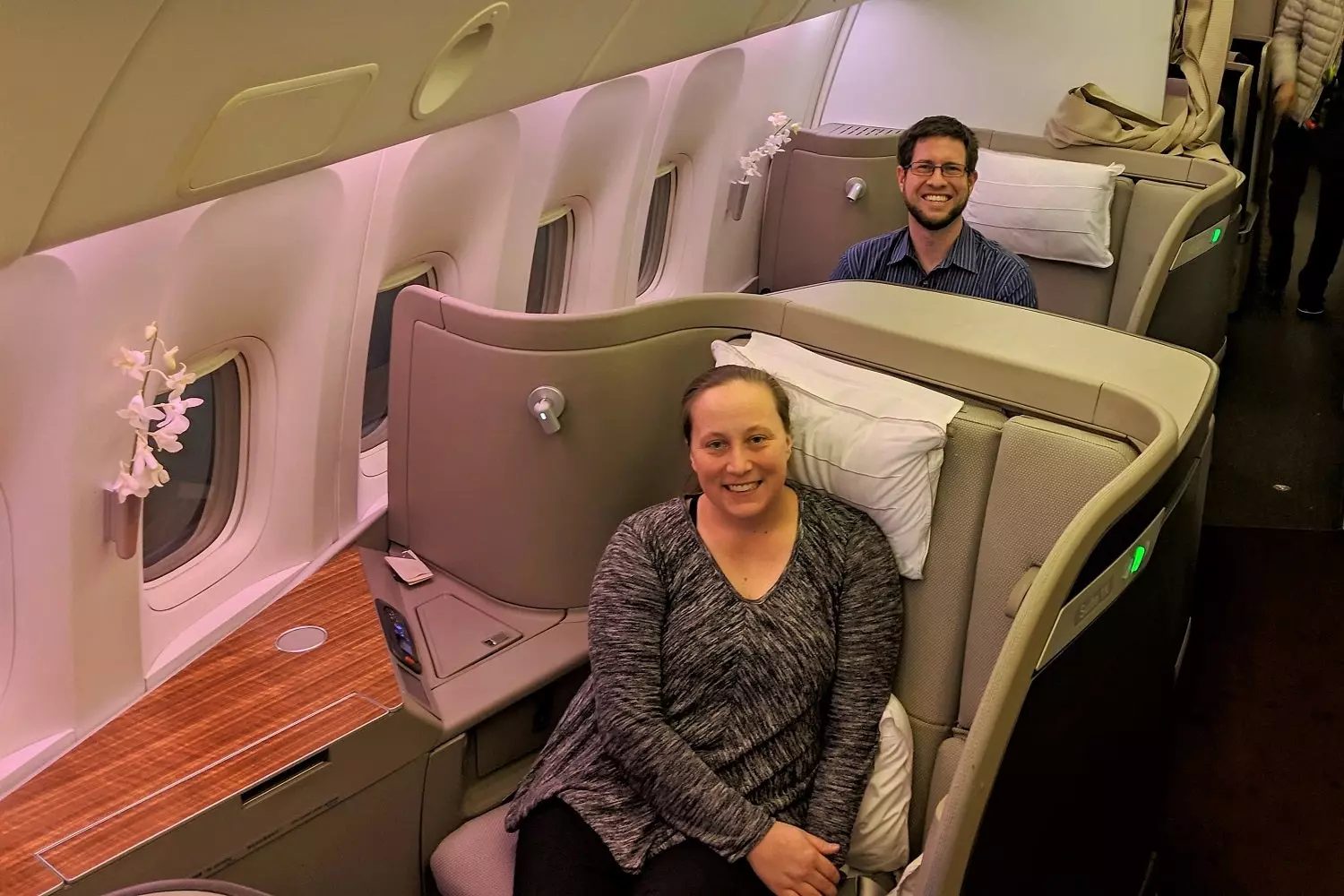 Խորհուրդներ Flying Cathay Pacific First Class-ի որպես զույգ 14433_5