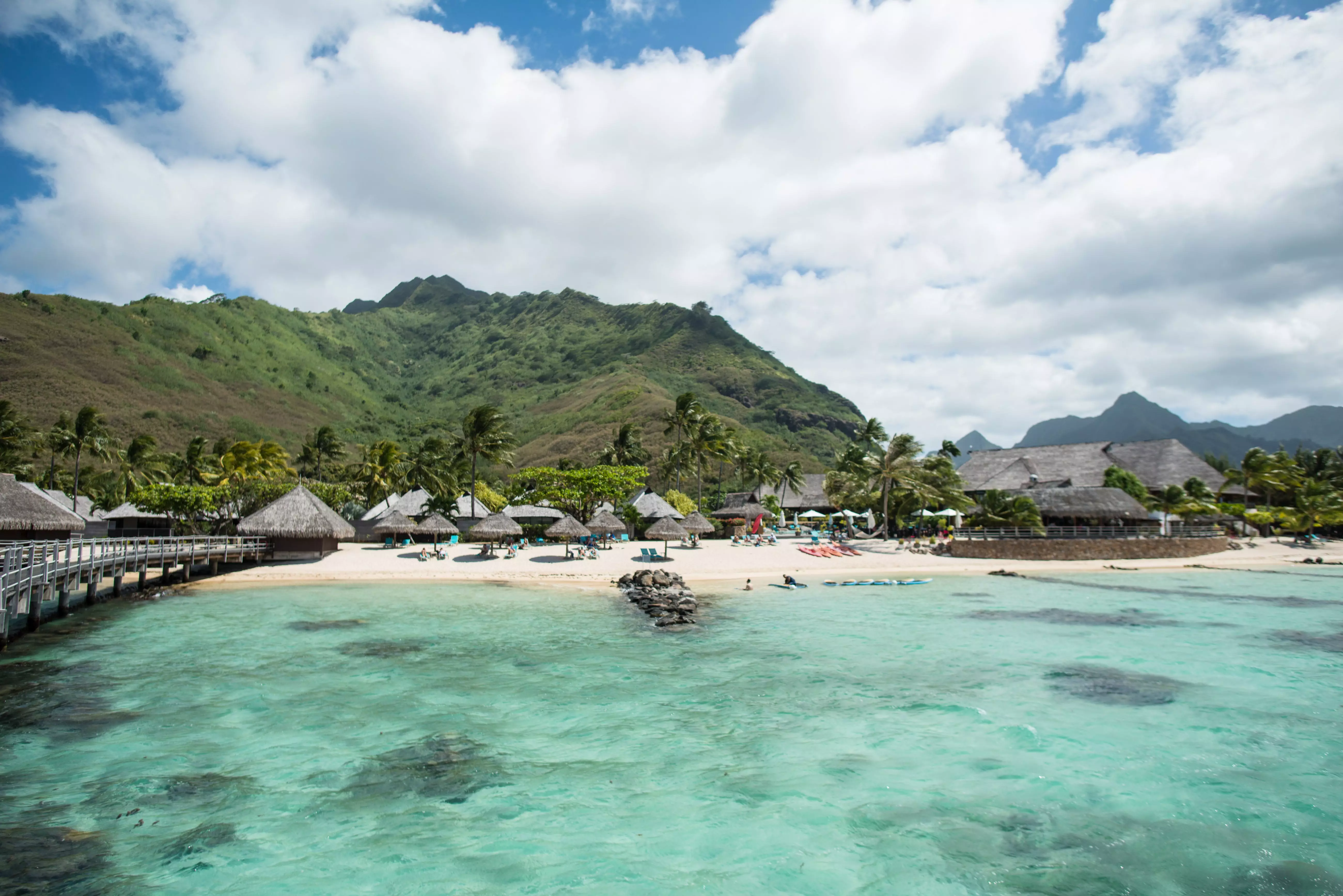 Hilton Moorea Lagoon Resort and Spa - plaja statiune