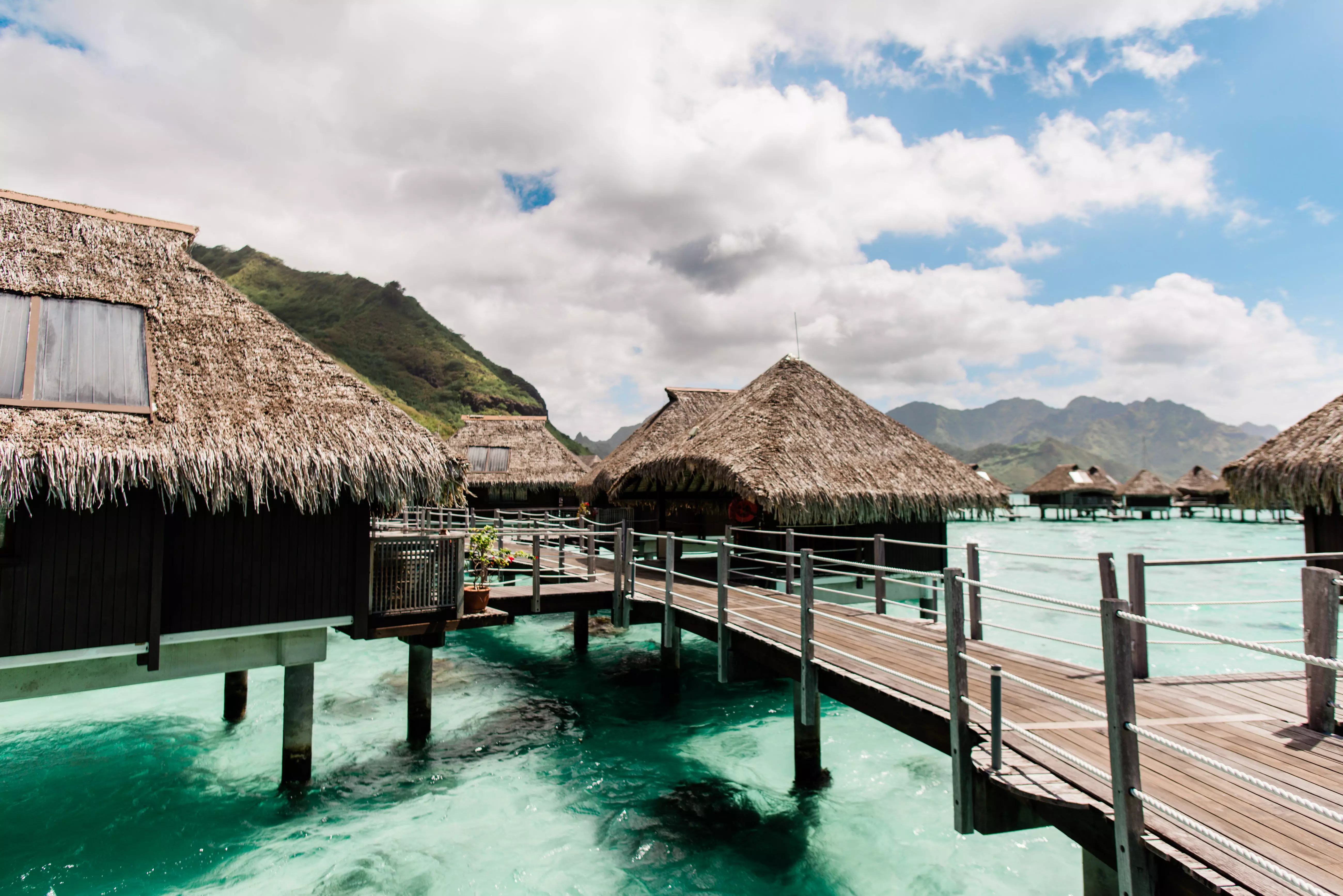 Hilton Moorea Lagoon Resort and Spa - bungalovi