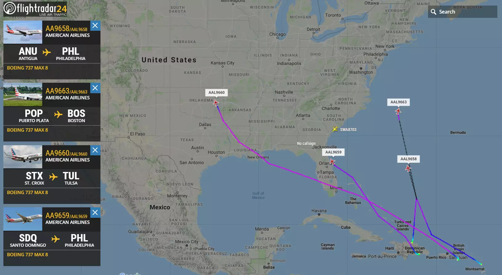 Sut Mae US Airlines yn Ymdrin â'r Sail 737 MAX 16446_2