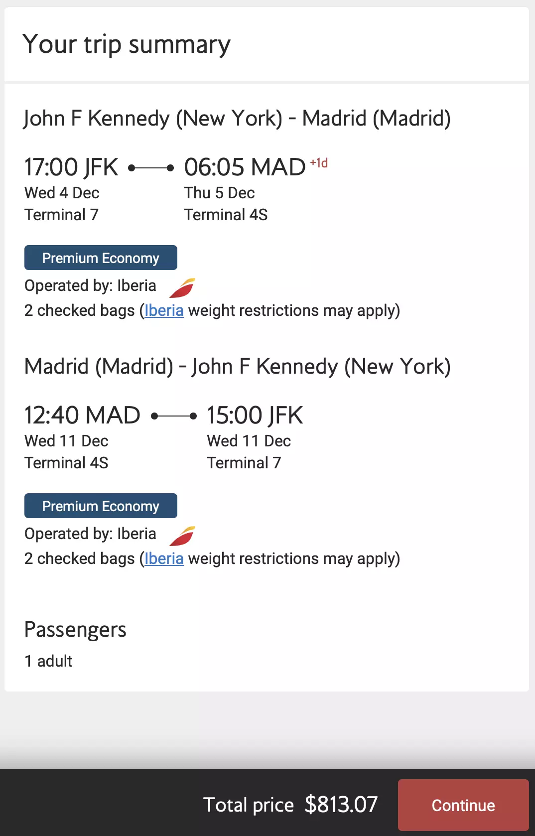 Tarjousvaroitus: Yhdysvaltain kaupungit Espanjaan alkaen 809 $ edestakainen matka Premium Economy -hinnalla 1745_3