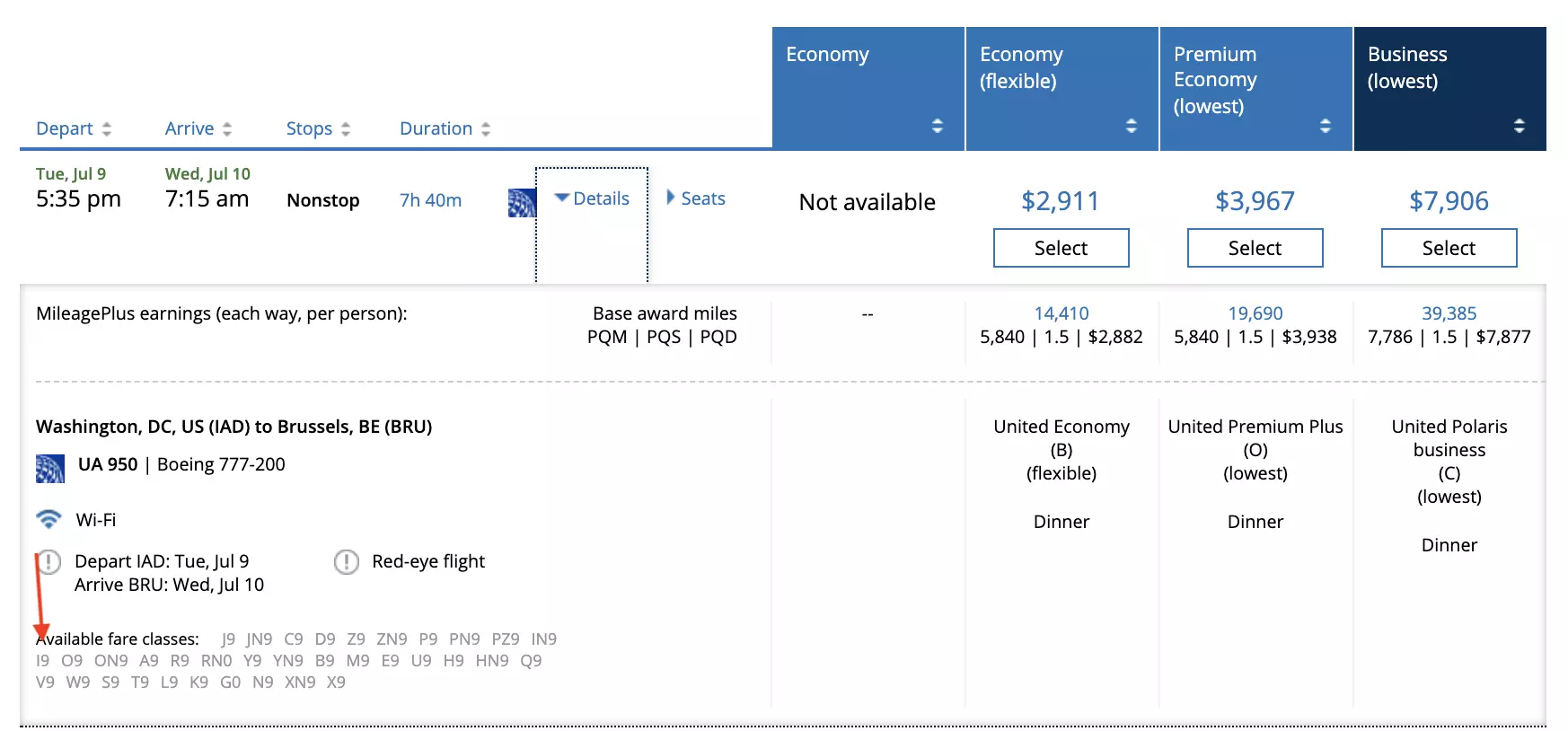 Lennä United Polaris Eurooppaan tänä kesänä Washington DC:stä 1747_2