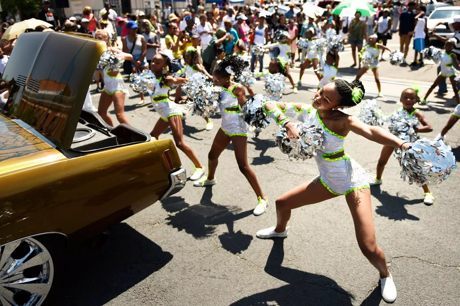 Ngame mmemme Juneteenth na Denver. (Foto sitere n'aka Joe Amon/Denver Post/Images Getty)