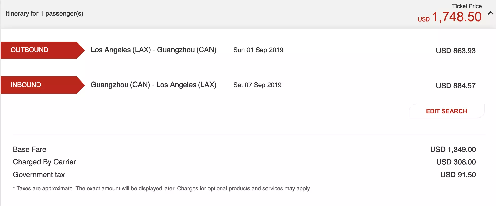 Heeganka Heshiiska: Los Angeles ilaa Shiinaha ee Biz $1,609 Socdaal-wareeg ah 1760_4