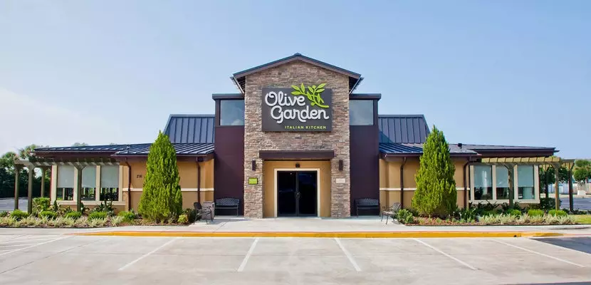 Напаўняйце твар пастай Olive Garden на 7 тыдняў