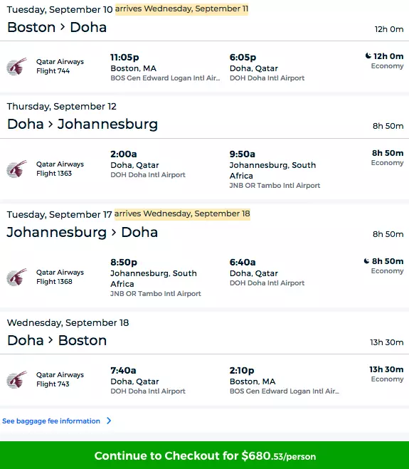 Deal Alert: US nei Súd-Afrika en mear fan $ 532 Round-Trip 1818_5