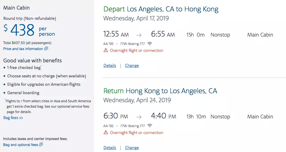 Deal Alert: Nostop Flights kuenda kuHong Kong Kubva $438 RT 1821_1