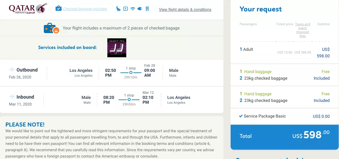 Alerte affaire : Vols de Los Angeles vers les Maldives à partir de 598 $ aller-retour 1908_2