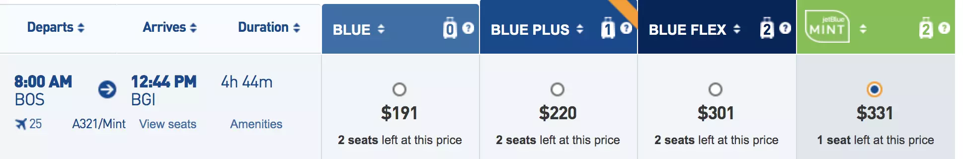 Erbjudandevarning: JetBlue Mint flyger till Karibien från 331 USD enkel resa 1927_2