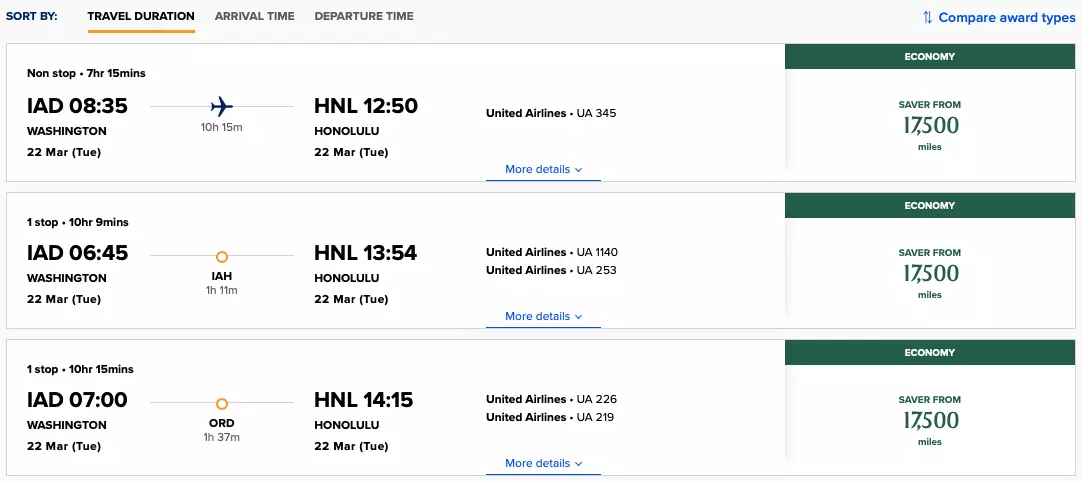 IAD zuwa HNL tikitin lambar yabo ta Singapore akan United