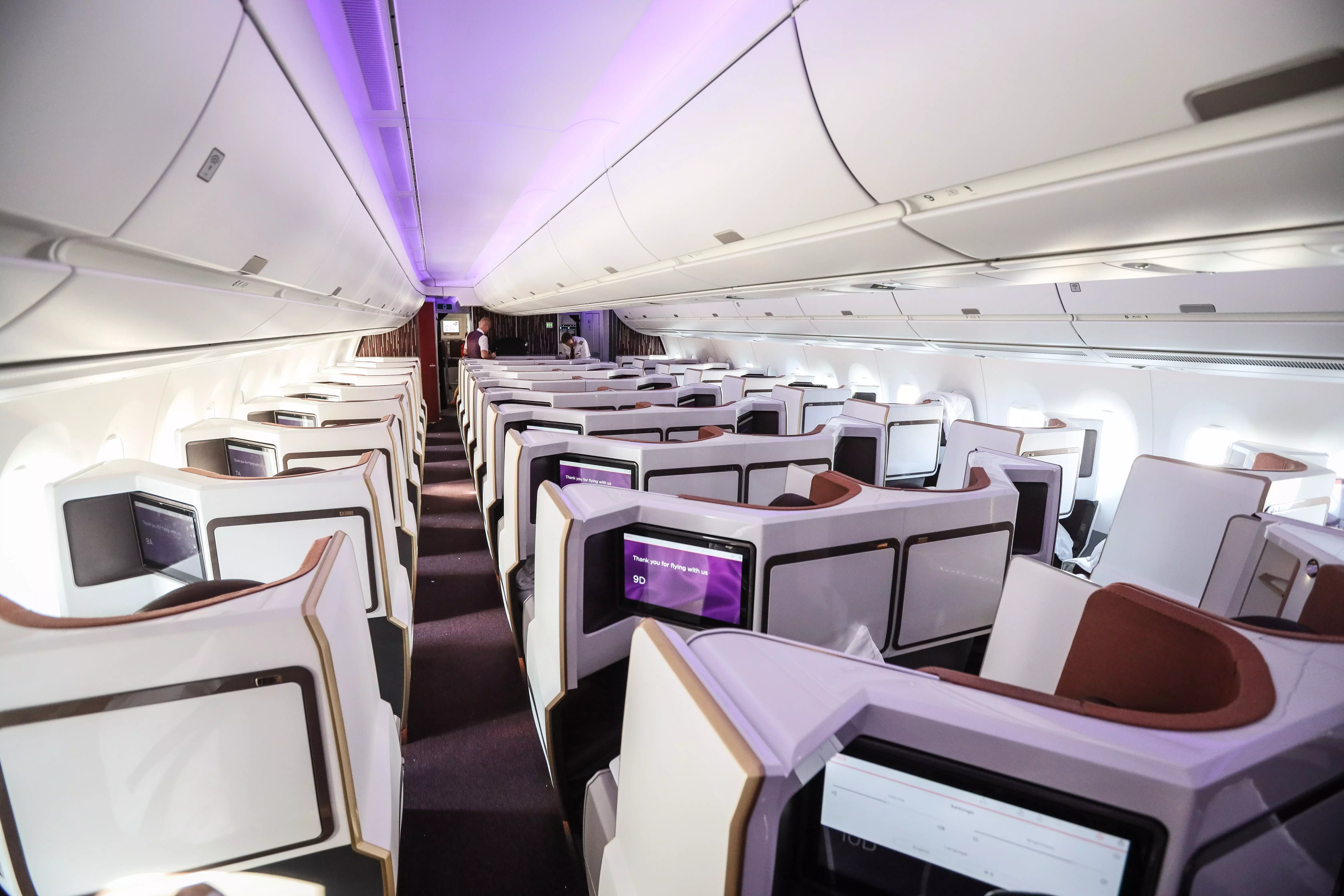 Nicky Kelvin Virgin Atlantic A350 Upper Class Suite LHR - JFK (72 el 73)