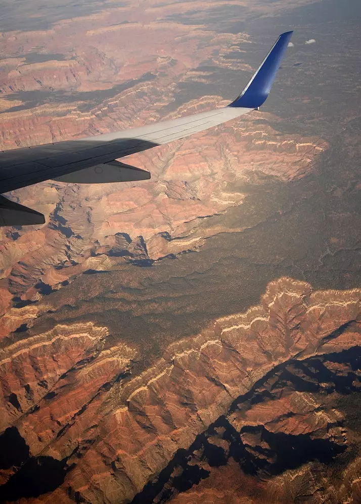 Gran Cañón de Delta Airlines 757