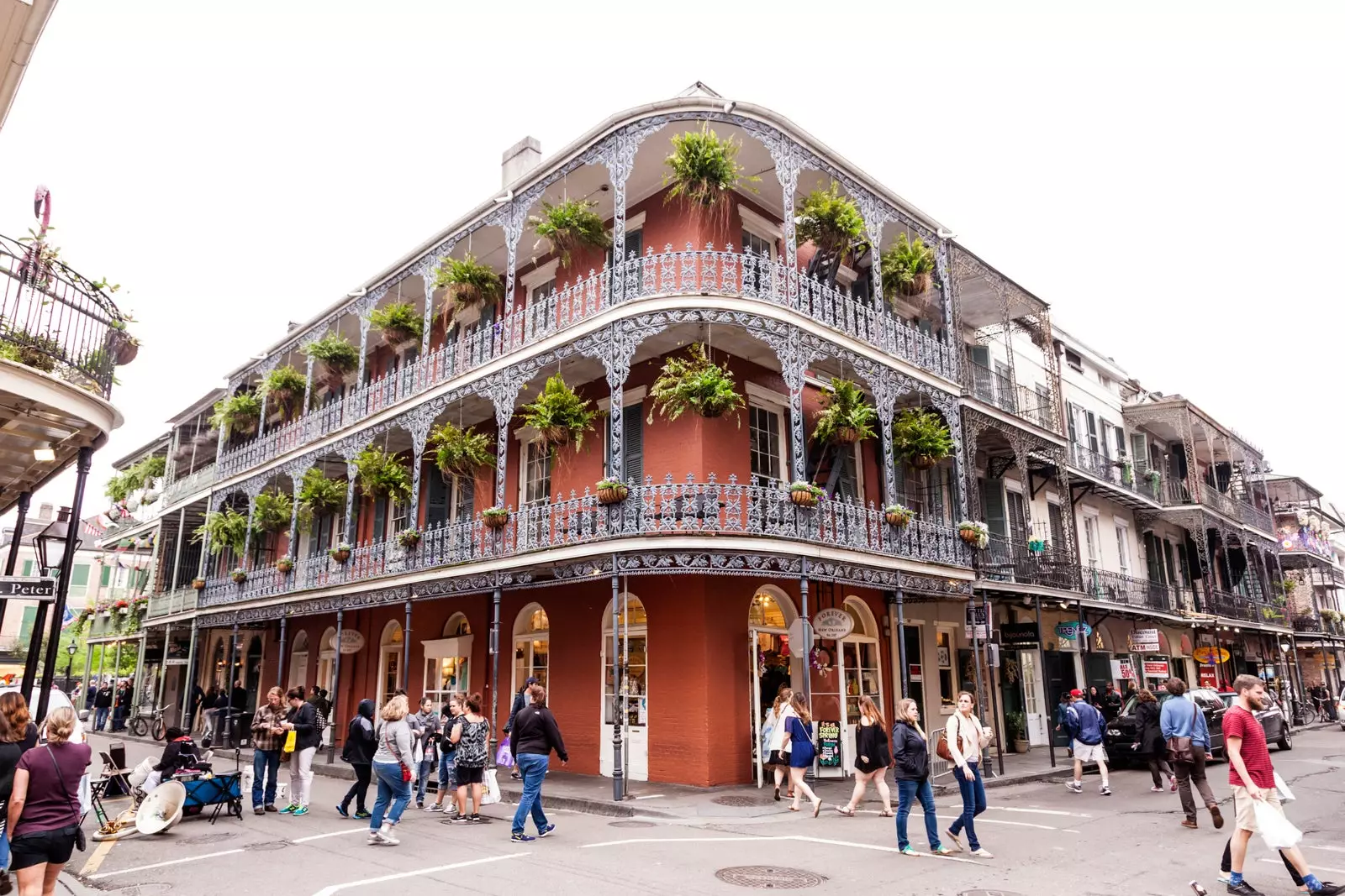 Rugta Faransiiska ee New Orleans. (Sawirka typhoonski/Sawirada Getty)